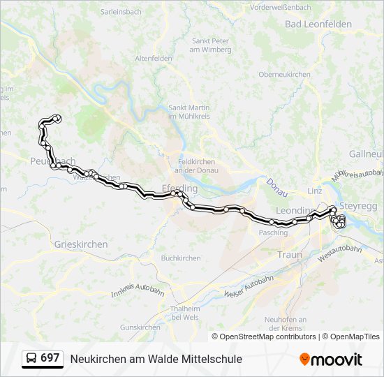 697 Route: Schedules, Stops & Maps - Neukirchen am Walde Mittelschule ...