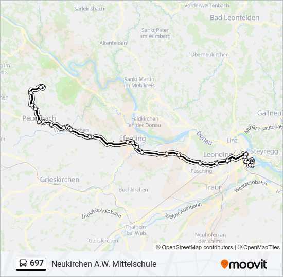 697 Route: Schedules, Stops & Maps - Neukirchen A.W. Mittelschule (Updated)