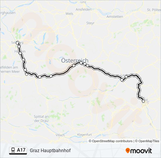 a17 Route: Schedules, Stops & Maps - Graz Hauptbahnhof (Updated)