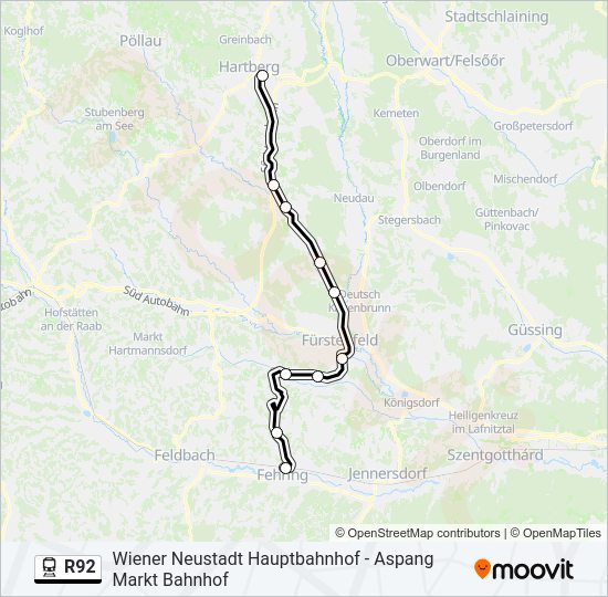 r92 Route: Schedules, Stops & Maps - Graz Hauptbahnhof (Updated)