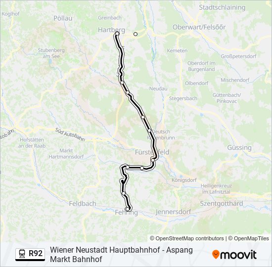r92 Route: Schedules, Stops & Maps - Fehring (Updated)