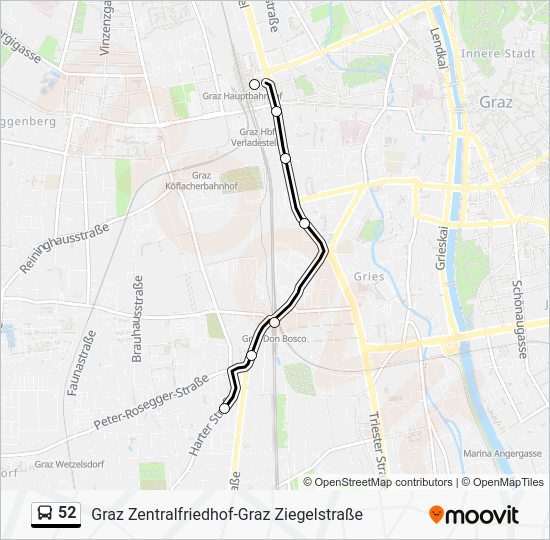52 Route: Schedules, Stops & Maps - Don Bosco/Harter Straße (Updated)