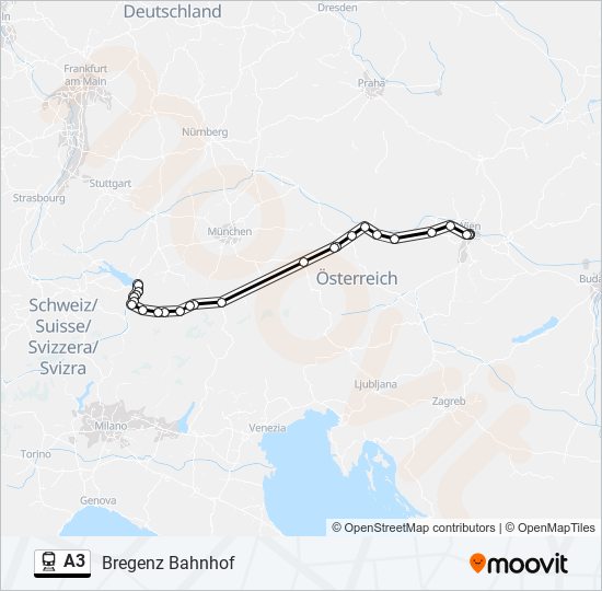 a3 Route: Schedules, Stops & Maps - Bregenz Bahnhof (Updated)