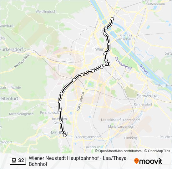 s2 Route: Schedules, Stops & Maps - Wien Floridsdorf (Updated)