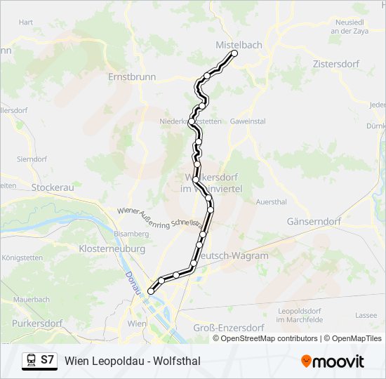 s7 Route: Schedules, Stops & Maps - Mistelbach Bahnhof (Updated)