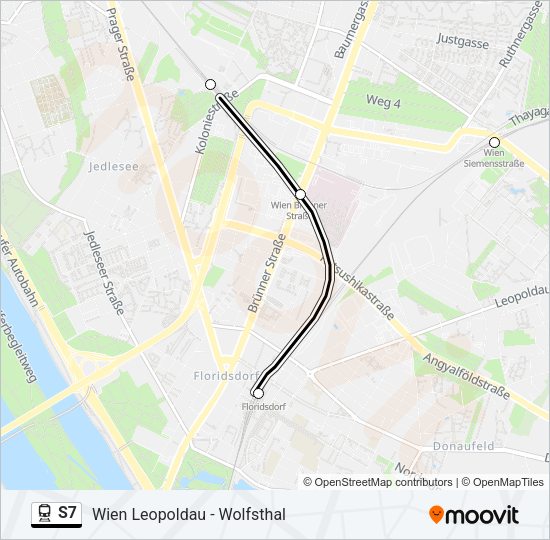 s7 Route: Schedules, Stops & Maps - Wien Floridsdorf (Updated)