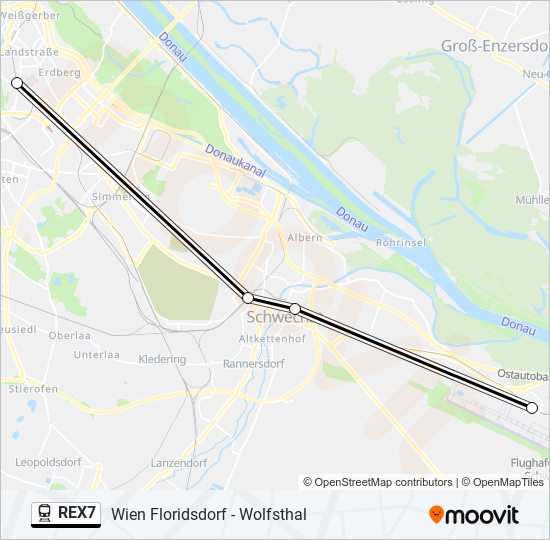 rex7 Route: Schedules, Stops & Maps - Gänserndorf Bahnhof (Updated)