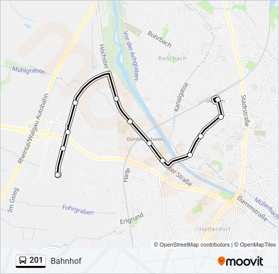 201 Route: Schedules, Stops & Maps - Dornbirn Bahnhof (Updated)