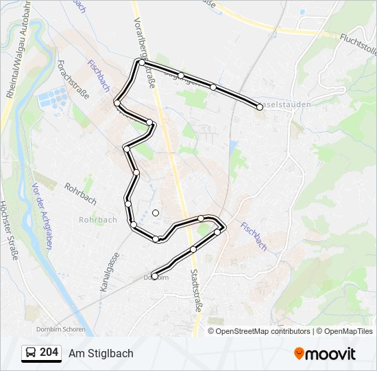 204 Route: Schedules, Stops & Maps - Am Stiglbach (Updated)