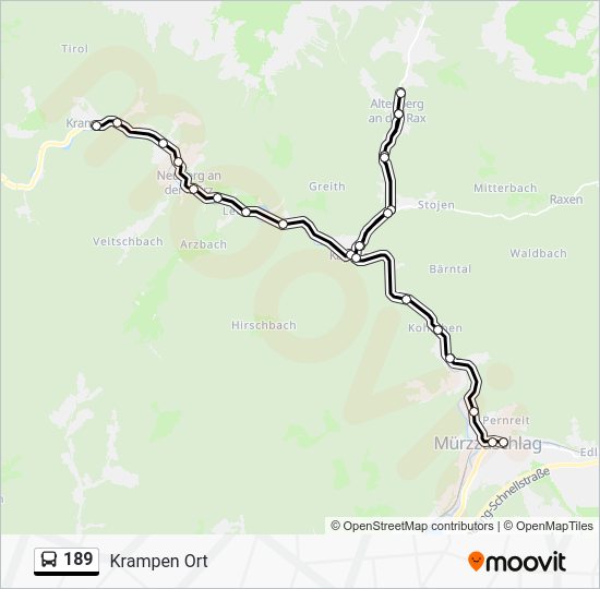 189 Route: Schedules, Stops & Maps - Krampen Ort (Updated)