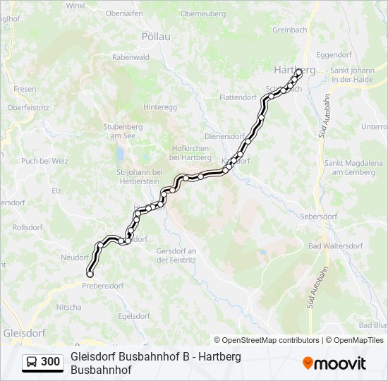 300 Route: Schedules, Stops & Maps - Großpesendorf Busbahnhof (Updated)