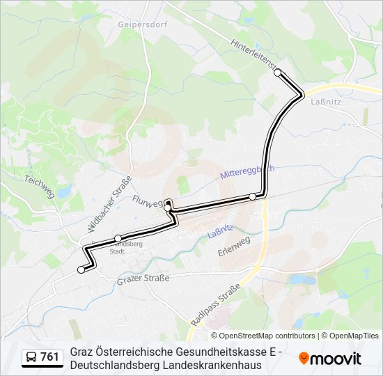 761 Route: Schedules, Stops & Maps - Deutschlandsberg Nms (Updated)