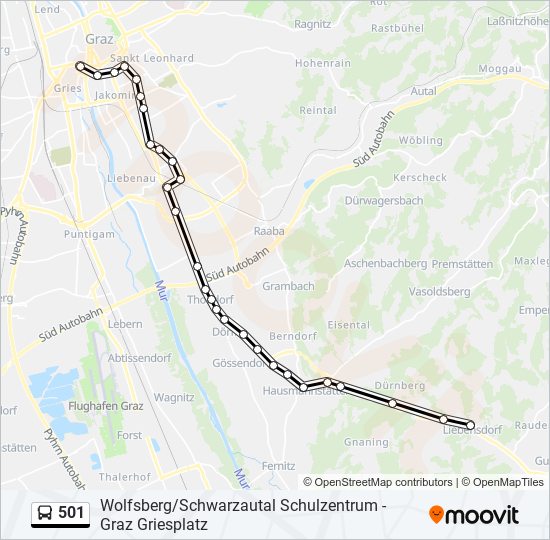 501 Route: Schedules, Stops & Maps - Heiligenkreuz/W. Schule Über ...