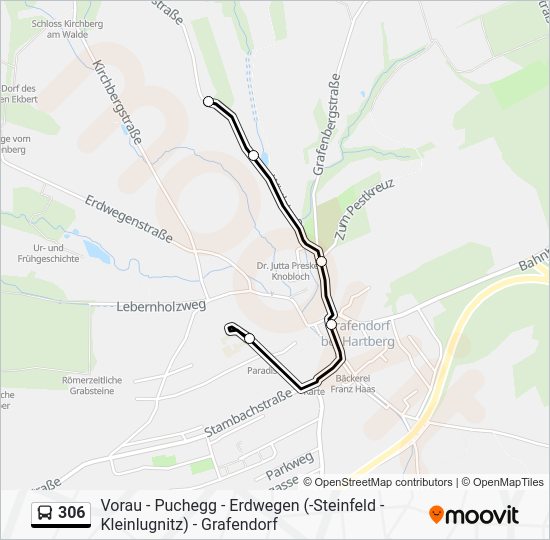 306 Route: Schedules, Stops & Maps - Grafendorf Sandgrube Siedlung ...