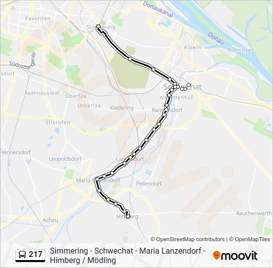 217 Route: Schedules, Stops & Maps - Himberg Hauptplatz (Updated)