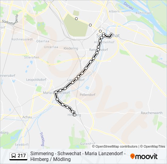 217 Route: Schedules, Stops & Maps - Himberg Hauptplatz (Updated)