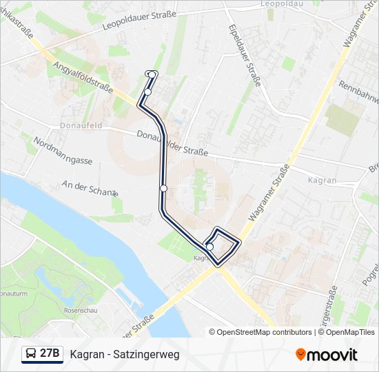 27B Route: Schedules, Stops & Maps - Satzingerweg (Updated)