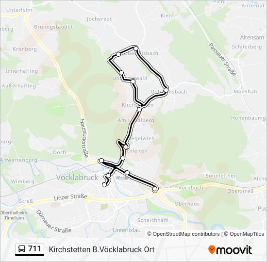 711 Route: Schedules, Stops & Maps - Kirchstetten B.Vöcklabruck Ort ...