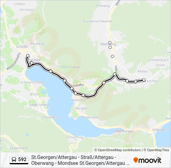 592 Route: Schedules, Stops & Maps - Mondsee Schulzentrum (Updated)