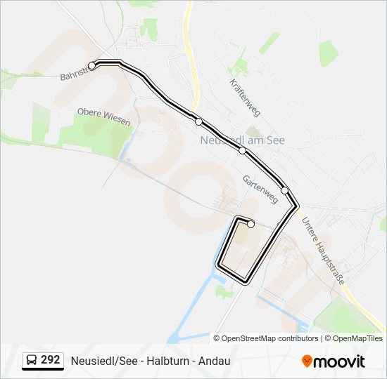 292 Route: Schedules, Stops & Maps - Neusiedl am See Schulzentrum (Updated)