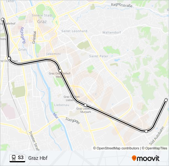 s3 Route: Fahrpläne, Haltestellen & Karten - Graz Hbf (Aktualisiert)