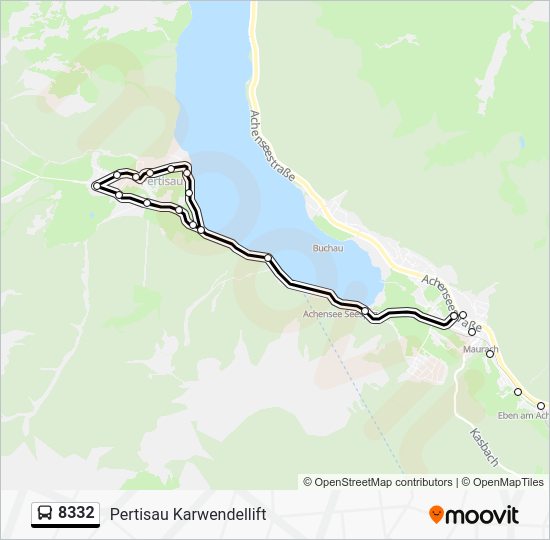 8332 Route: Schedules, Stops & Maps - Pertisau Karwendellift (Updated)