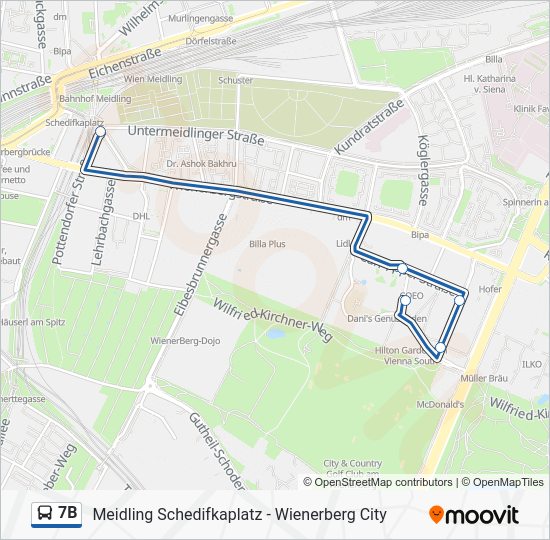 7B Route: Fahrpläne, Haltestellen & Karten - Erberg City (Aktualisiert)
