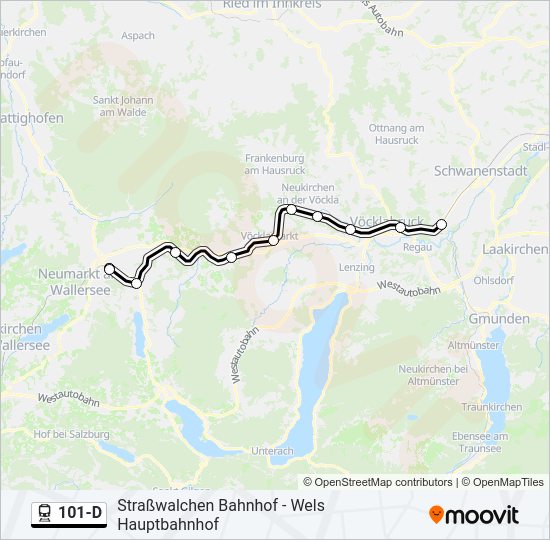 101d Route: Schedules, Stops & Maps - Salzburg Hauptbahnhof (Updated)