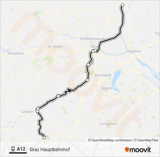 a12 Route: Schedules, Stops & Maps - Graz Hauptbahnhof (Updated)
