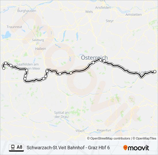 A8 Route: Schedules, Stops & Maps - Kitzbühel Bahnhof (Updated)