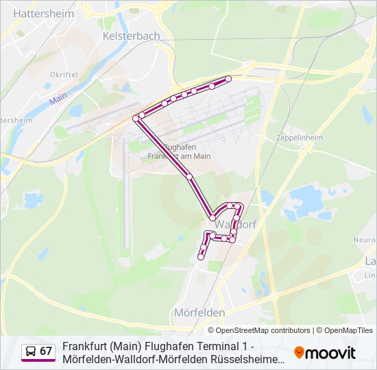 67 Route: Fahrpläne, Haltestellen & Karten - Mörfelden-Walldorf ...