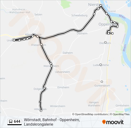 644 Route: Schedules, Stops & Maps - Hillesheim, Ort (Updated)