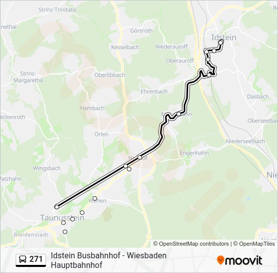 271 Route: Schedules, Stops & Maps - Idstein Busbahnhof (Updated)