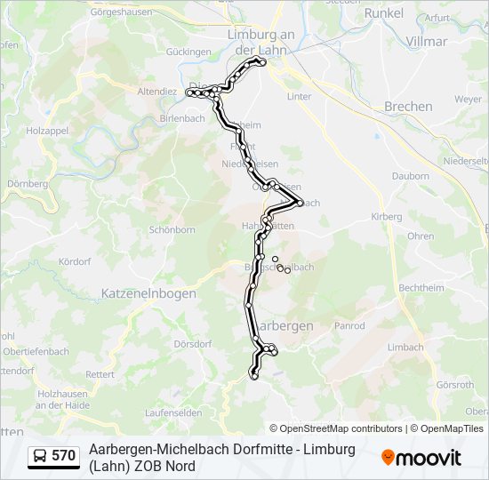 570 Route: Schedules, Stops & Maps - Aarbergen-Michelbach Dorfmitte ...
