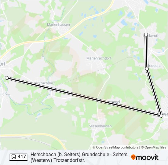 417 Route: Schedules, Stops & Maps - Rückeroth L305 (Updated)