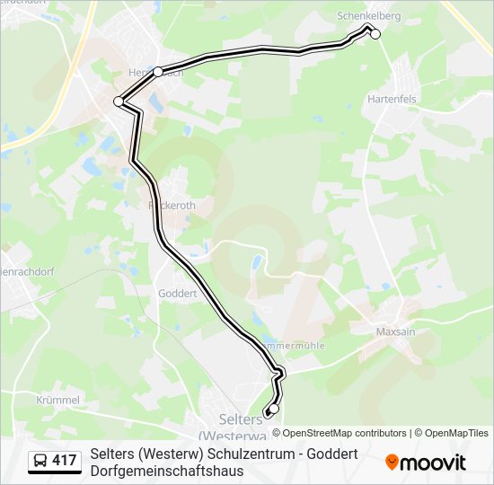 417 Route: Schedules, Stops & Maps - Schenkelberg Schenkelberg (Updated)