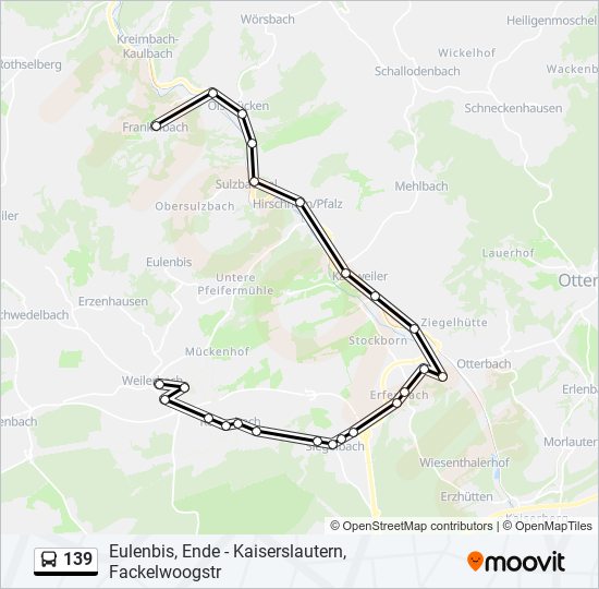 139 Route: Schedules, Stops & Maps - Frankelbach, Ortsmitte (Updated)