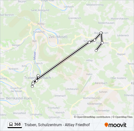 368 Route: Schedules, Stops & Maps - Peterswald-Löffelscheid ...