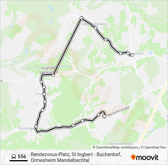 556 Route: Schedules, Stops & Maps - Ommersheim Brunnen (Updated)