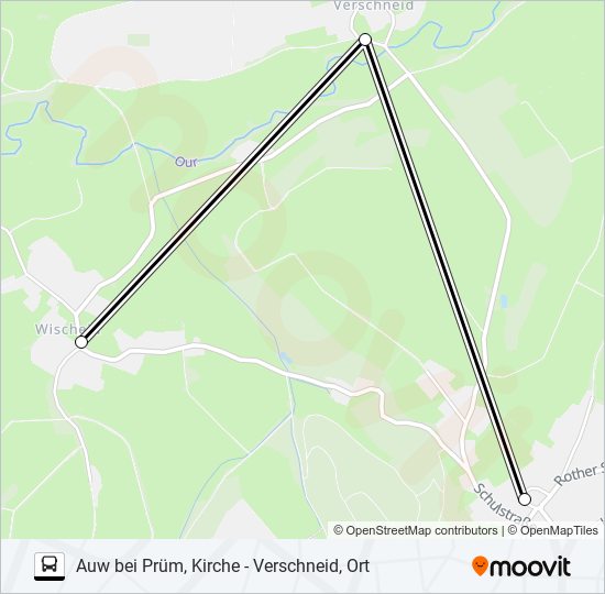 472 rufbus Route: Schedules, Stops & Maps - Auw Bei Prüm, Kirche (Updated)