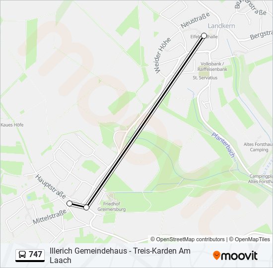 747 Route: Schedules, Stops & Maps - Landkern Kindergarten (Updated)