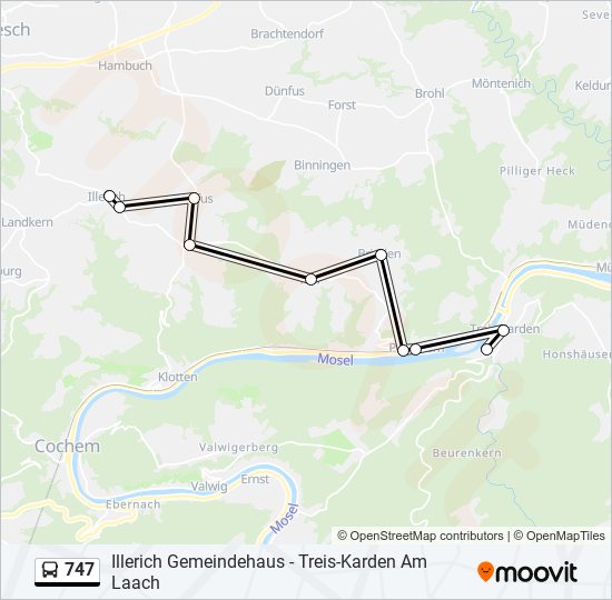 747 Route: Schedules, Stops & Maps - Illerich Gemeindehaus (Updated)