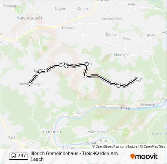 747 Route: Schedules, Stops & Maps - Greimersburg Kirche (Updated)