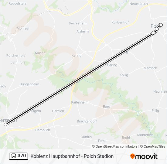 370 Route: Schedules, Stops & Maps - Kaisersesch Balduinplatz (Updated)