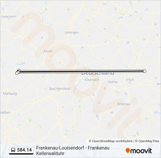 58414 Route: Schedules, Stops & Maps - Frankenau-Allendorf (Updated)