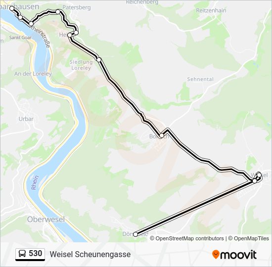 530 Route: Schedules, Stops & Maps - Weisel Scheunengasse (Updated)
