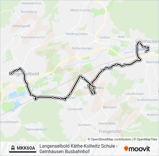 MKK60A Route: Schedules, Stops & Maps - Langenselbold Käthe-Kollwitz ...
