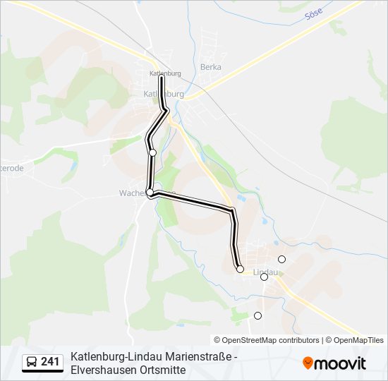241 Route: Schedules, Stops & Maps - Katlenburg-Lindau Marienstraße ...