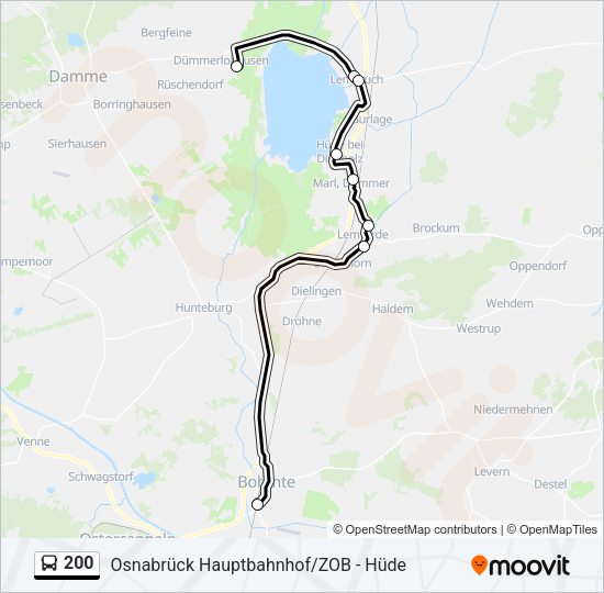 200 Route: Schedules, Stops & Maps - Kein Einstieg! (Updated)