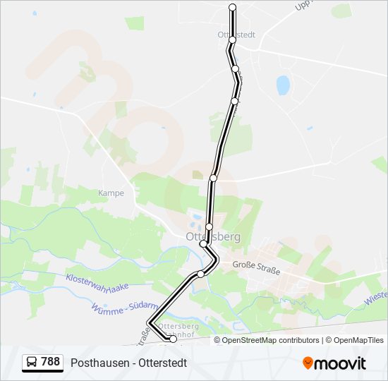 788 Route: Schedules, Stops & Maps - Ottersberg(B Bremen) Bahnhof (Nord ...